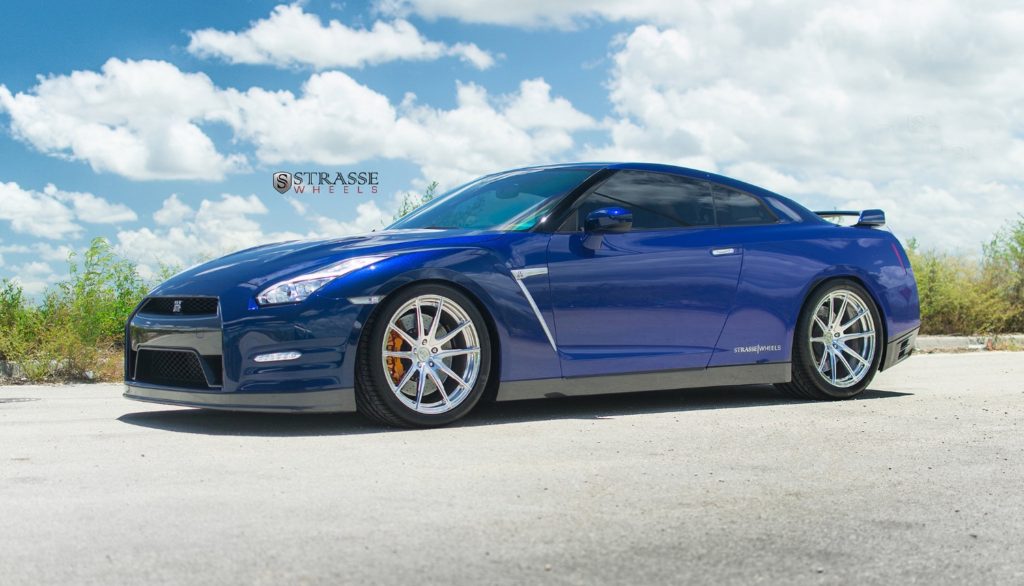 Nissan GT-R R35 Blue Strasse SV5 Monoblock | Wheel Front