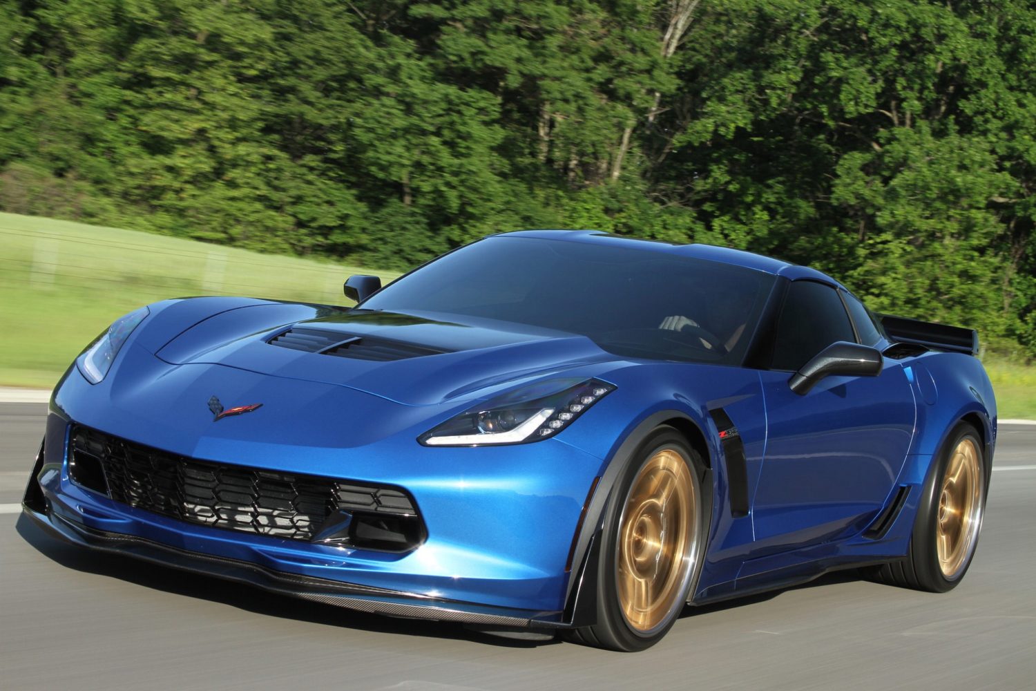 Chevrolet Corvette C7 Z06 Blue Forgeline DE3C-SL | Wheel Front