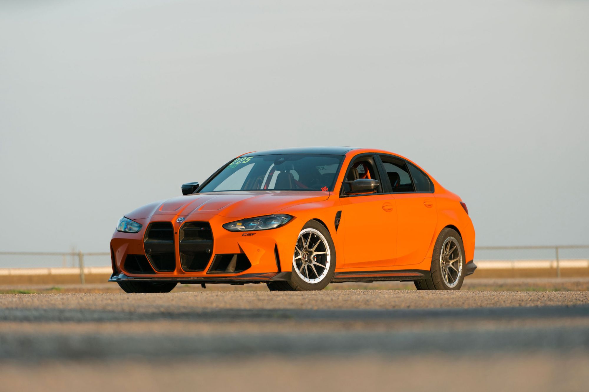 BMW M3 G80 Orange With Forgeline GS1R Beadlock Wheel | Wheel Front
