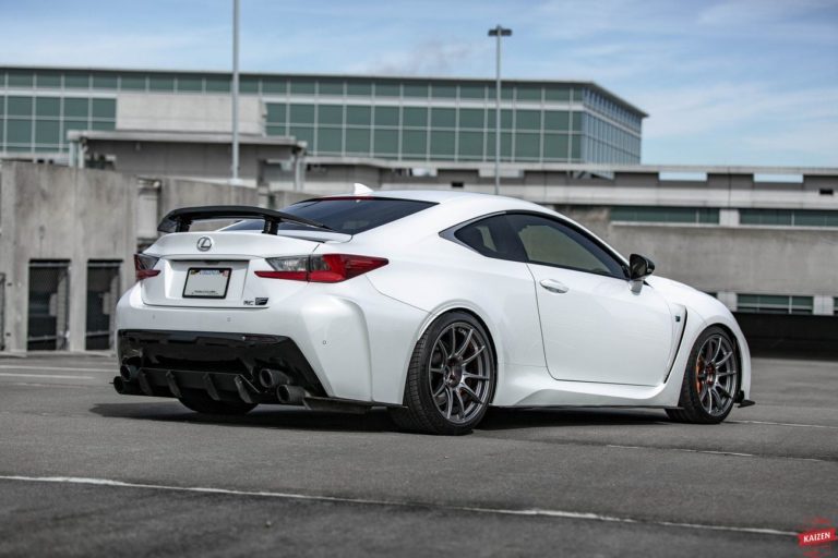 Lexus RC F White SSR GTX01 | Wheel Front