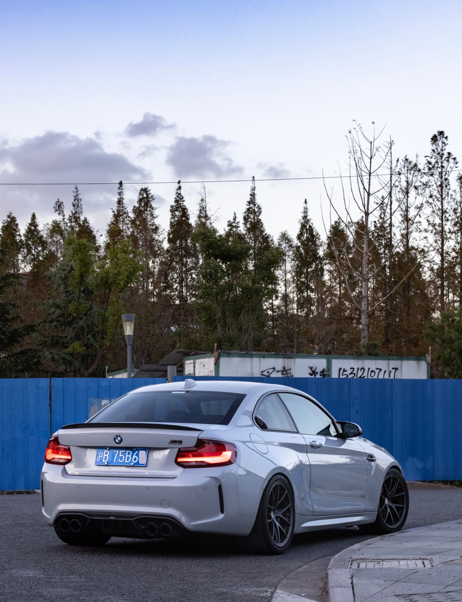 BMW M2 Competition F87 Hockenheim Silver BBS RI-A
