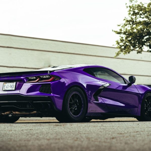 Chevrolet Corvette C8 Stingray Purple Forgeline GS1 Beadlock | Wheel Front