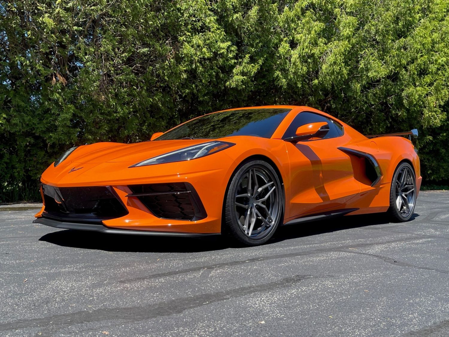 Chevrolet Corvette C8 Stingray Orange Forgeline AL304 | Wheel Front