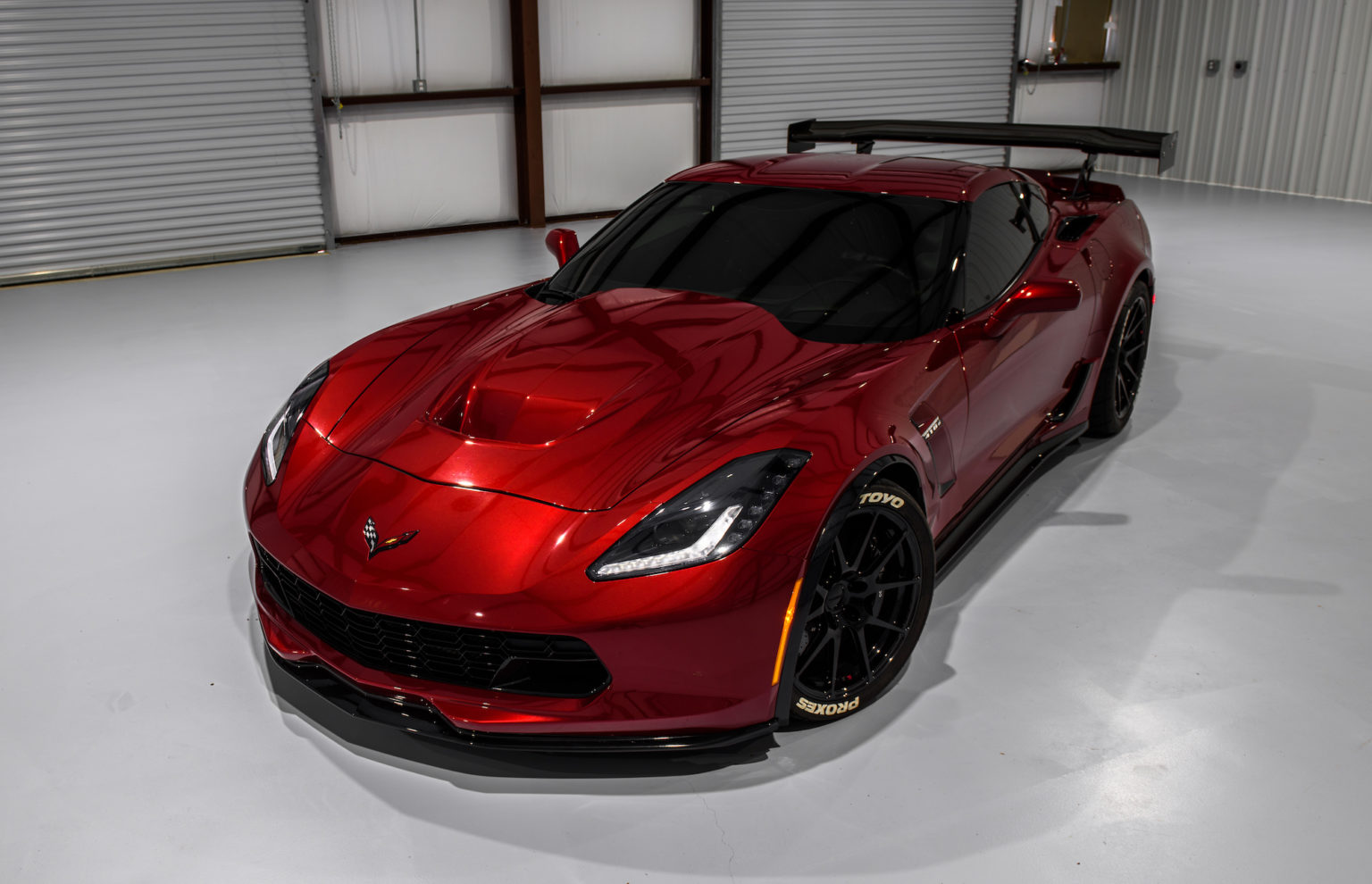 Chevrolet Corvette C7 Stingray Red Forgeline GA1R | Wheel Front