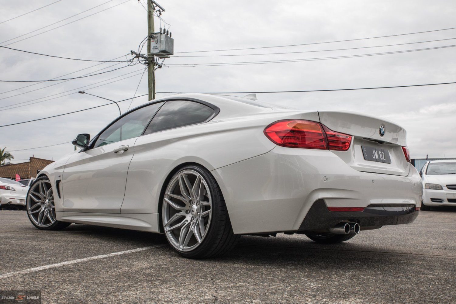 BMW 428i F32 White Asanti ABL-11 | Wheel Front