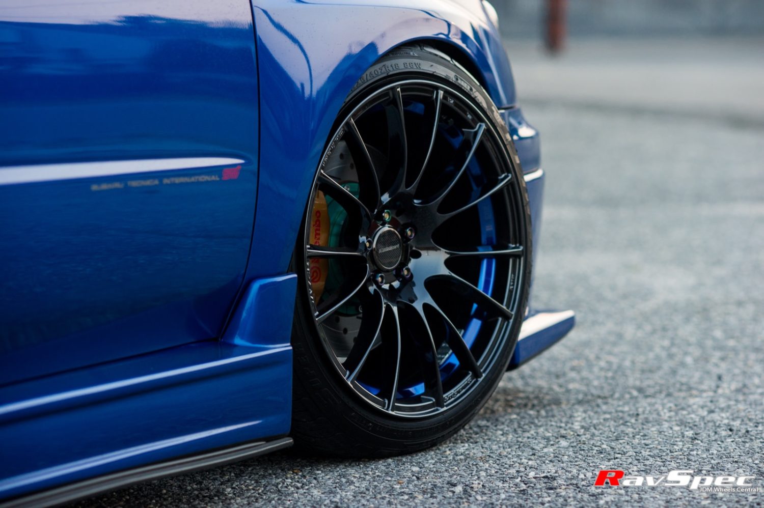 Subaru WRX/STI GD "Blob Eye" Blue WedsSport SA-72R | Wheel Front