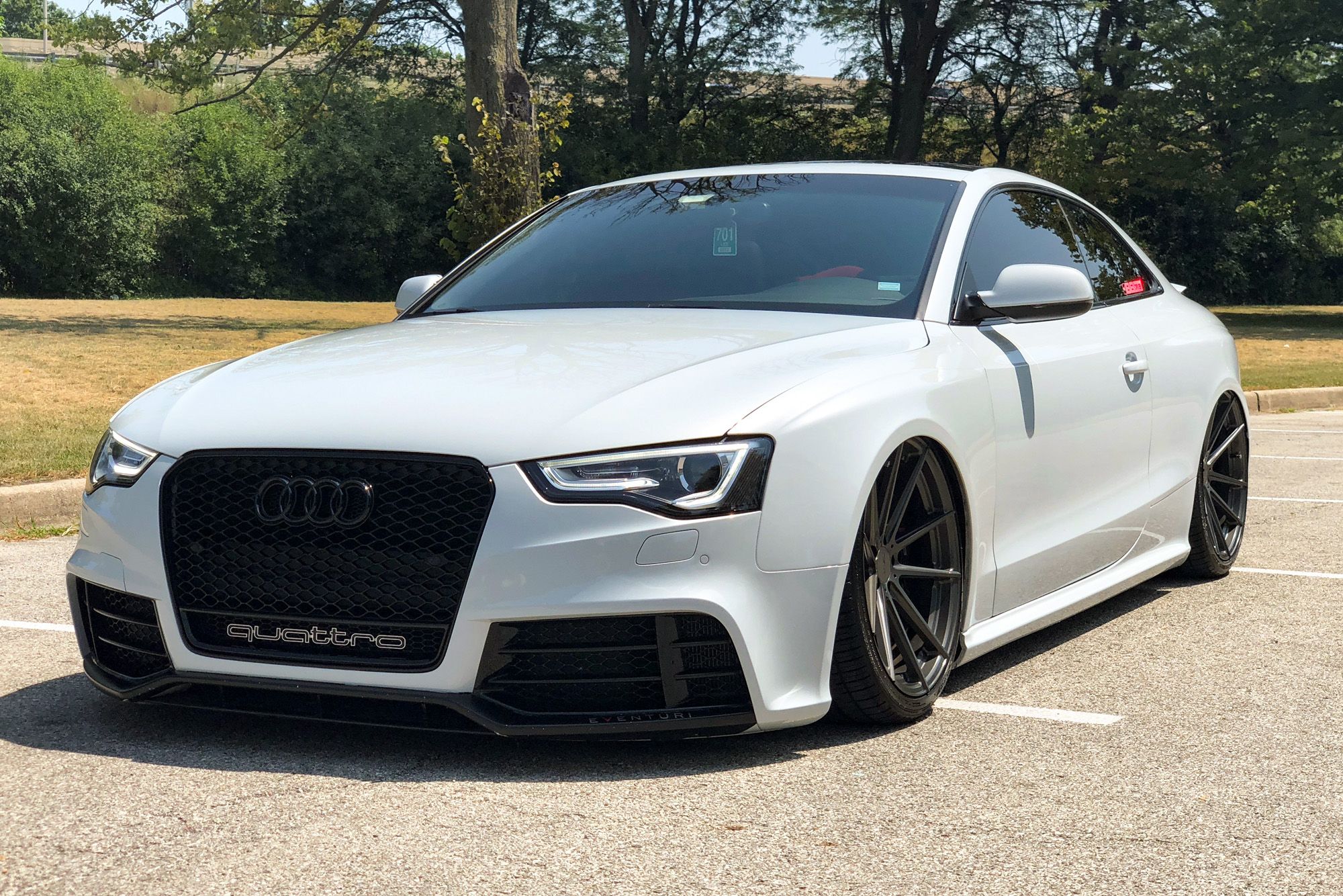 Audi RS5 B8 White TSW Bathurst Wheel Wheel Front