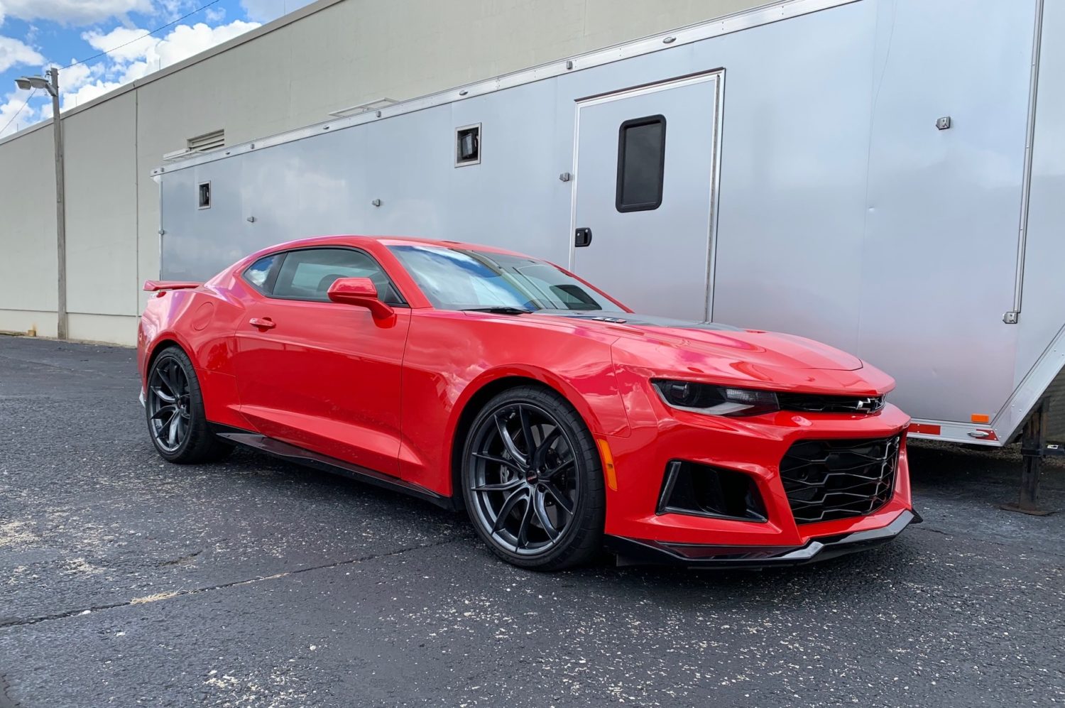 Chevrolet Camaro ZL1 6th Gen Red Forgeline F01 | Wheel Front