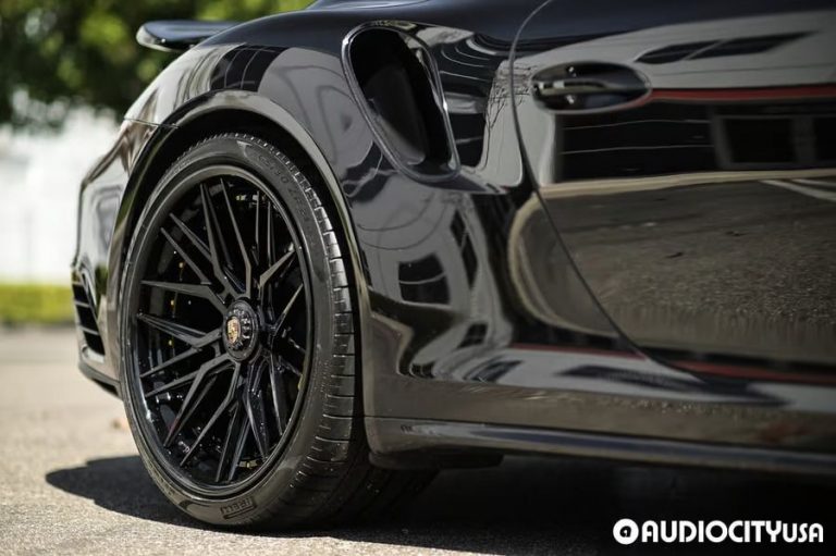 Porsche 911 Turbo 991 Black Rohana RFG3 | Wheel Front