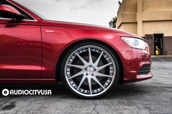 Audi A6 C7 Red Azad AZ23 | Wheel Front