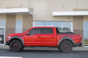 Ford F-150 Raptor Red KMC XD820 Grenade | Wheel Front