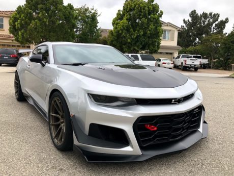 Chevrolet Camaro ZL1 6th Gen Silver with Bronze BC Forged EH172 | Wheel ...