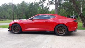 Chevrolet Camaro ZL1 6th Gen Red Apex ARC-8 | Wheel Front