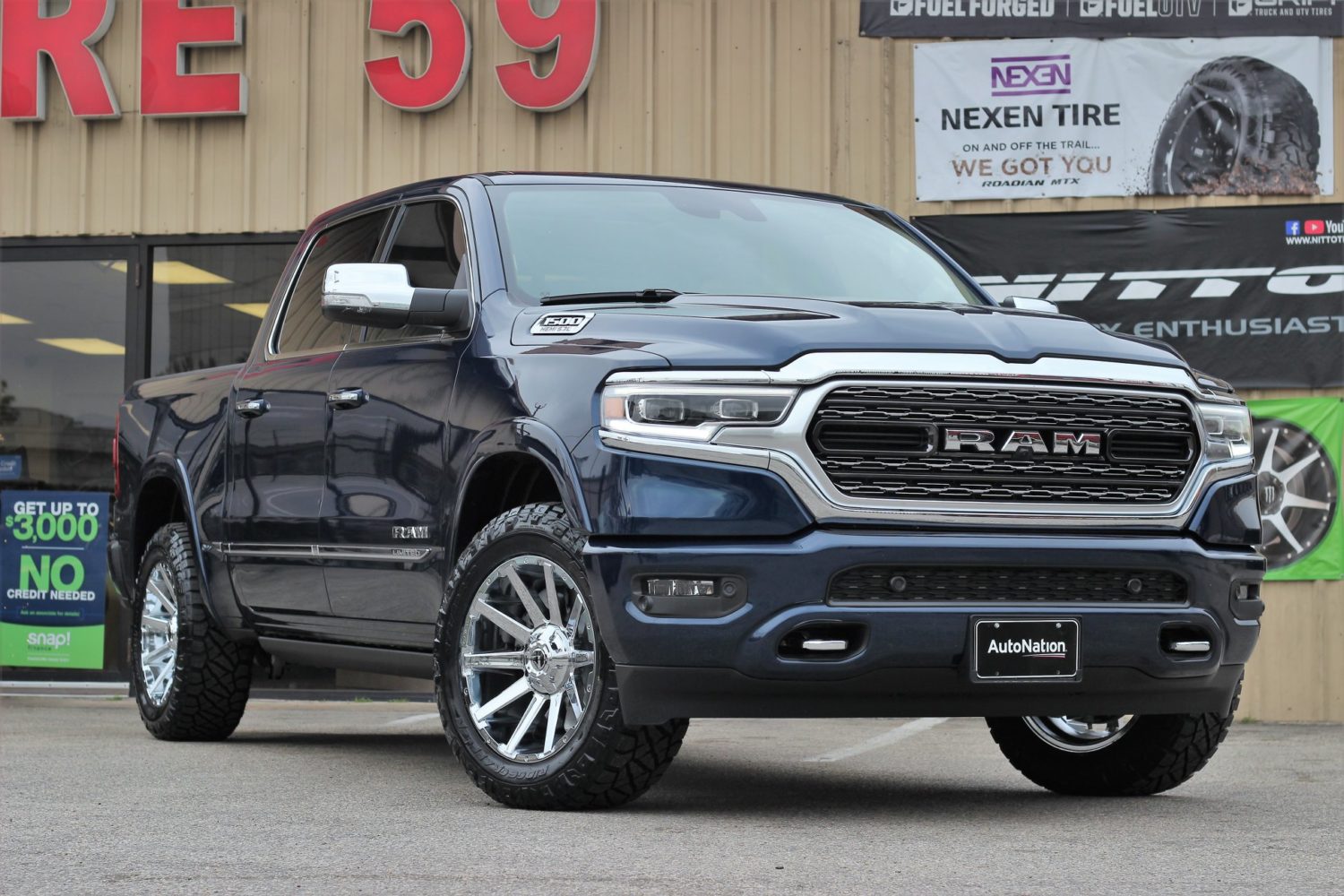 2019 Dodge Ram 1500 Blue Fuel Off-Road Contra D614 | Wheel Front