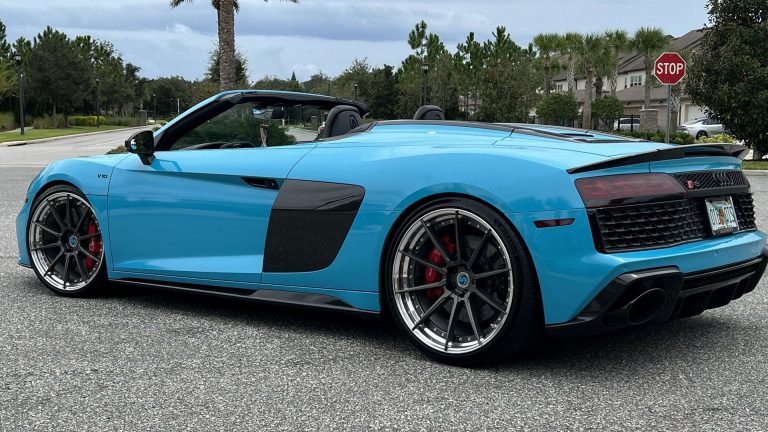 2020 Audi R8 Spyder Blue Signature SV303S | Wheel Front