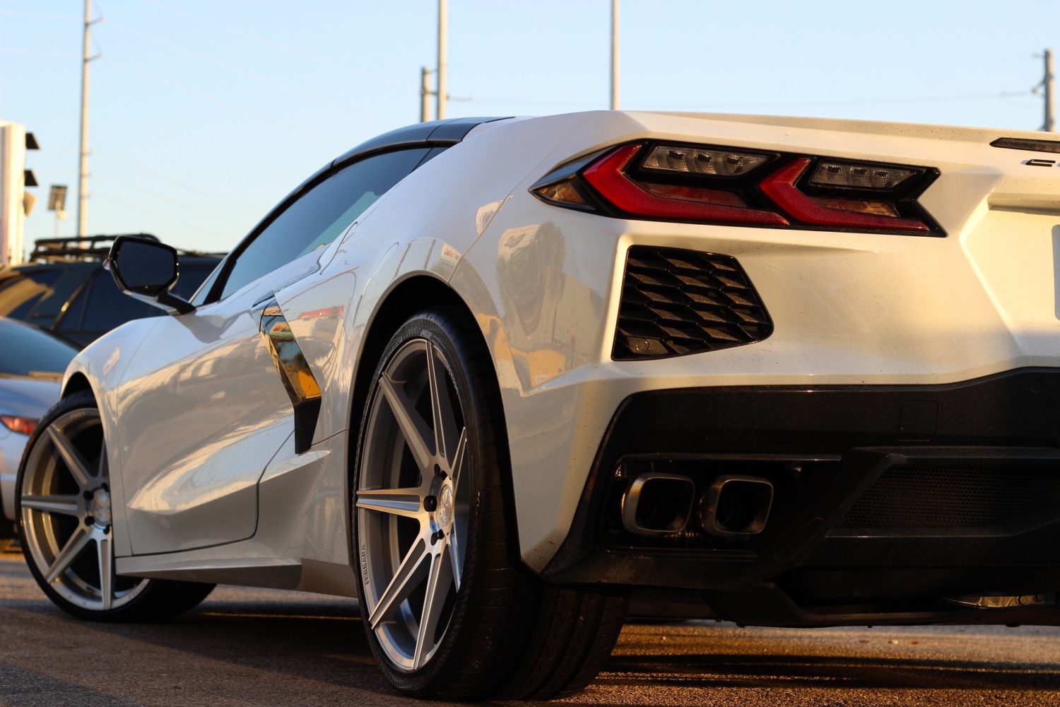 Chevrolet Corvette C8 Stingray White Ferrada F8-FR7 Wheel | Wheel Front