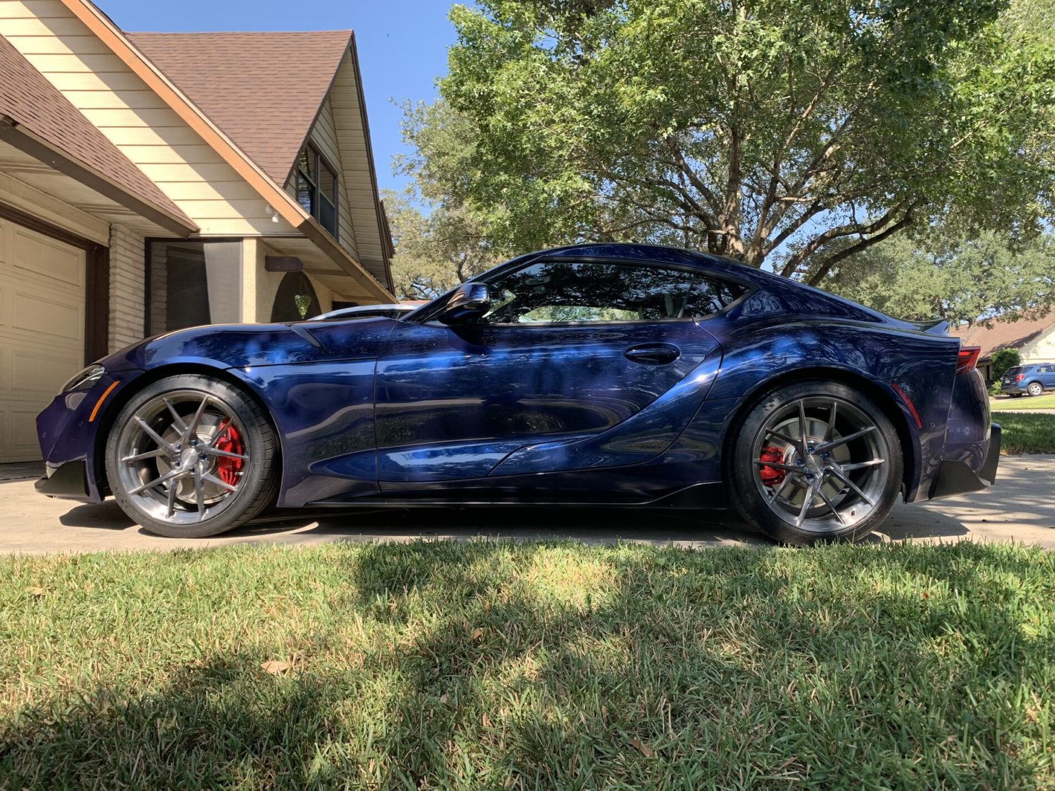 Toyota Supra GR A90 Downshift Blue VS Forged VS19 | Wheel Front