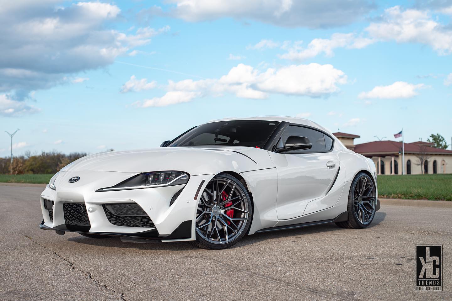 Toyota Supra GR A90 White Avant Garde M520 R Wheel Front