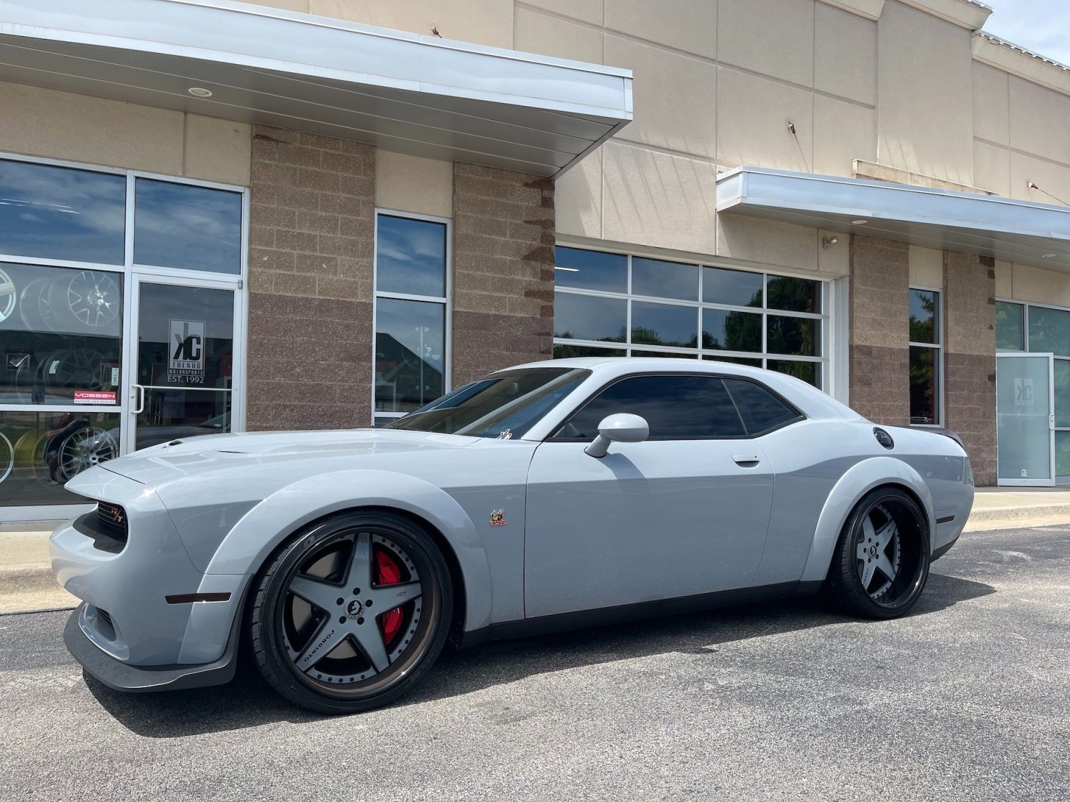 Dodge Challenger Scatpack Widebody Grey Forgiato Classico | Wheel Front