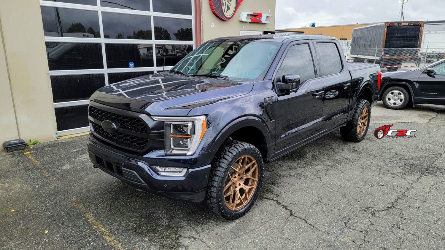 2021 Ford F-150 Blue Ferrada FT3 | Wheel Front