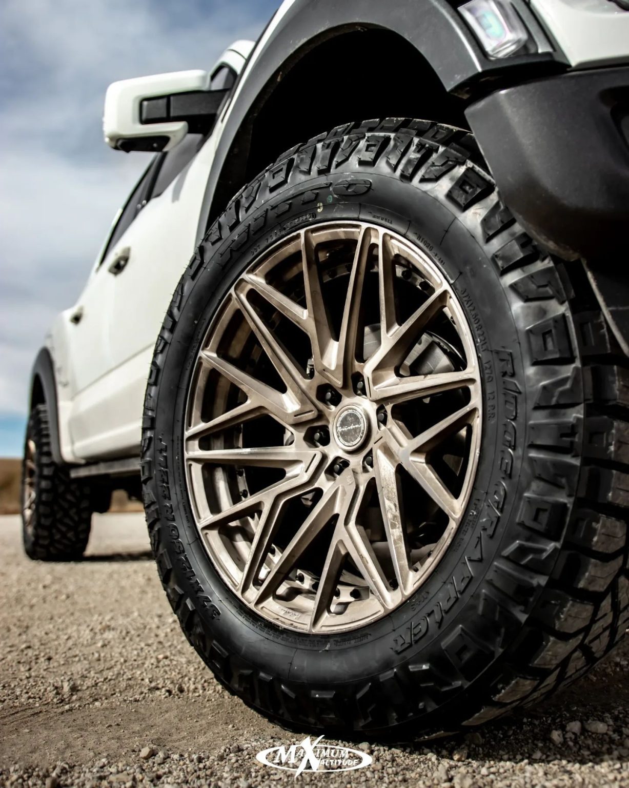 Ford F-150 Raptor Gen 3 White Brixton Forged PF8 Ultrasport+ | Wheel Front