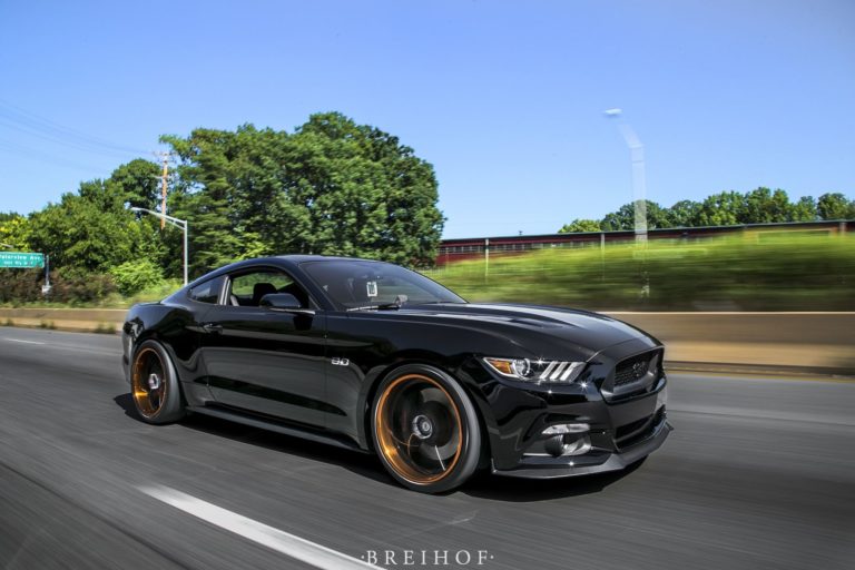 Ford Mustang S550 Black VIP Modular VR-08 Wheel | Wheel Front