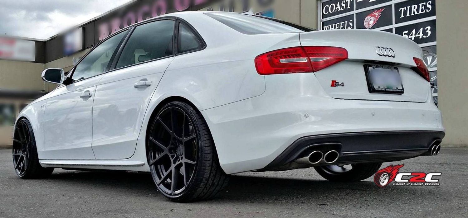 Audi S4 B8 White Rotiform KPS Wheel | Wheel Front