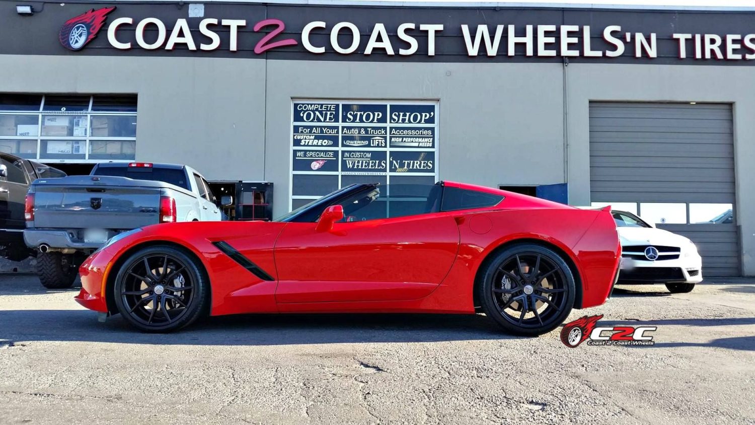 Chevrolet Corvette C7 Stingray Red XO Luxury Verona | Wheel Front