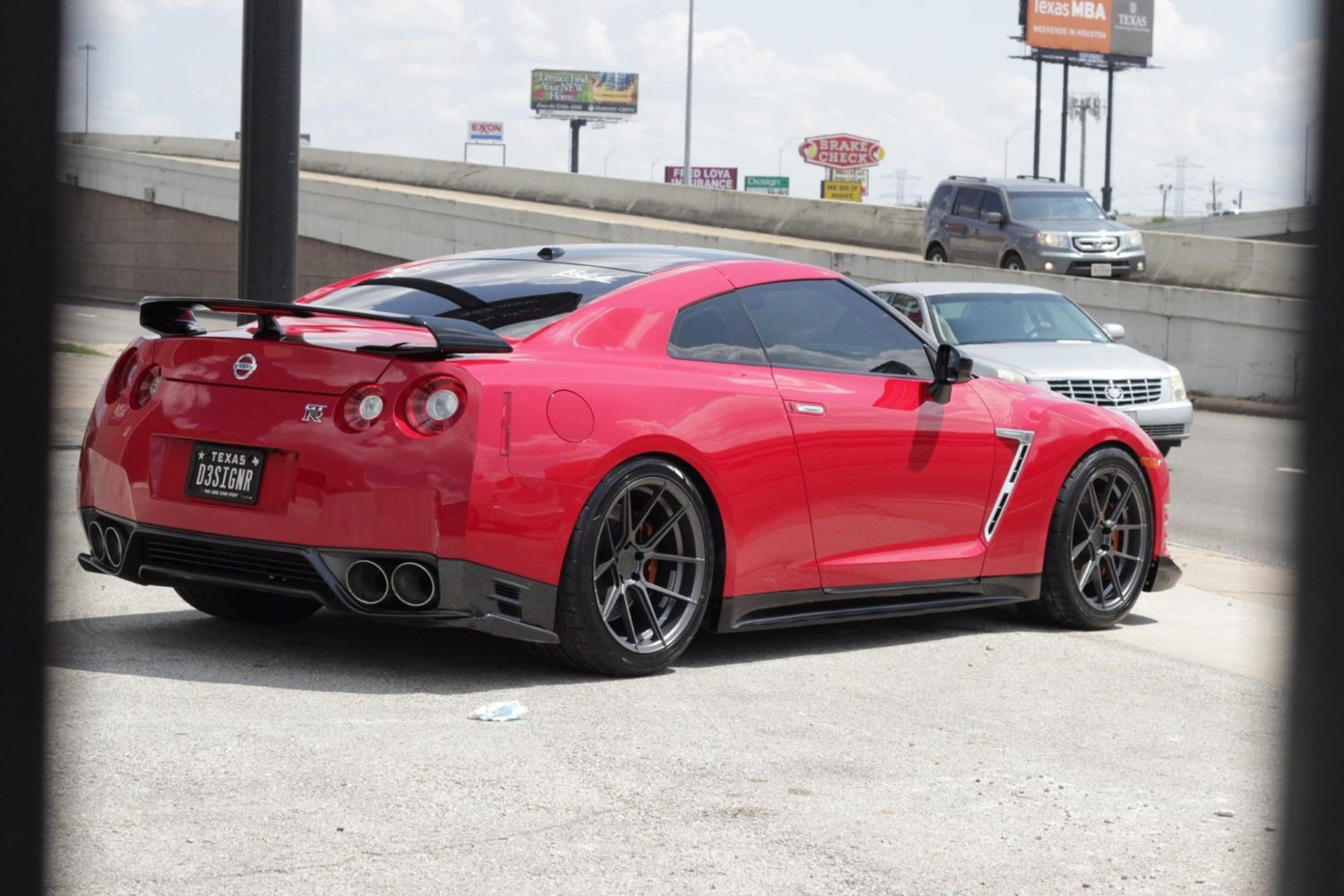 Nissan GT-R R35 Red Ferrada F8-FR8 | Wheel Front