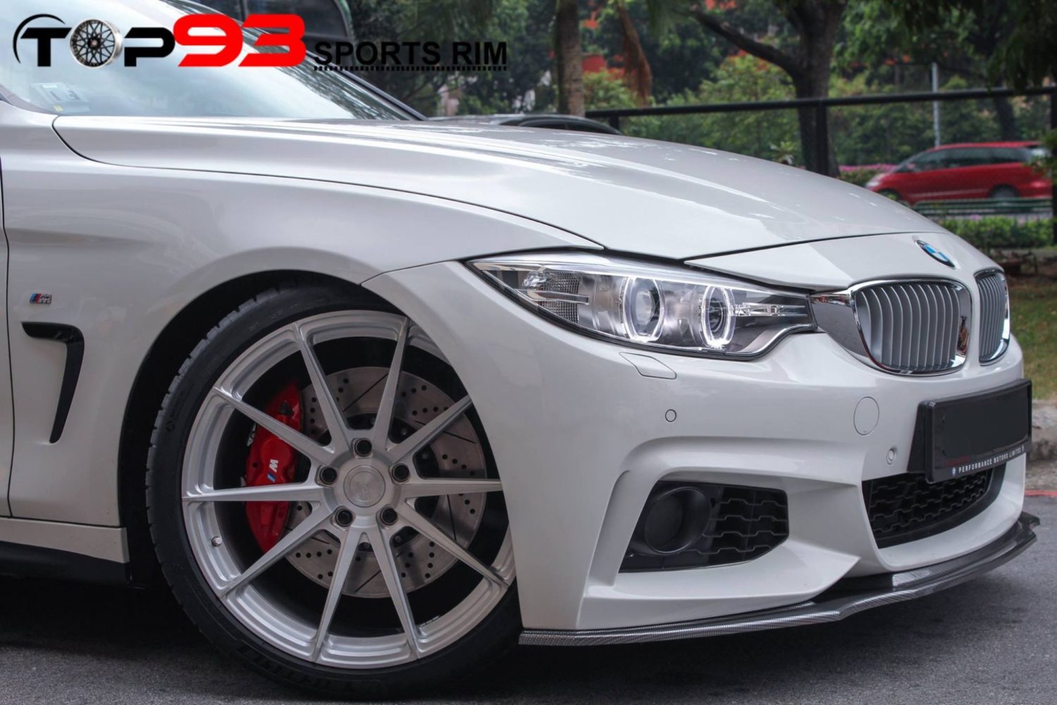 BMW 4 series F3X White BC Forged EH173 | Wheel Front