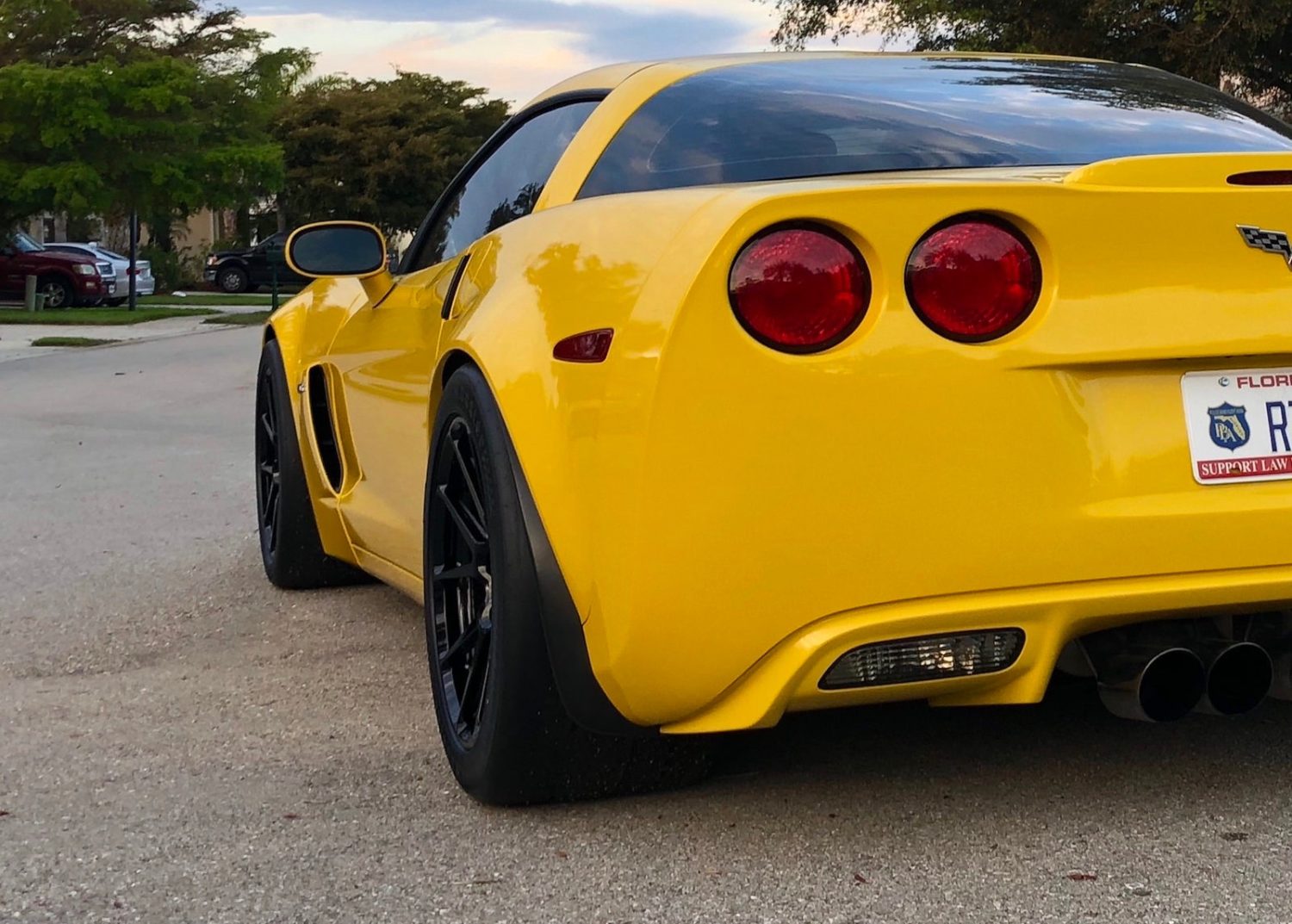 Chevrolet Corvette C6 Yellow Forgeline GS1R | Wheel Front