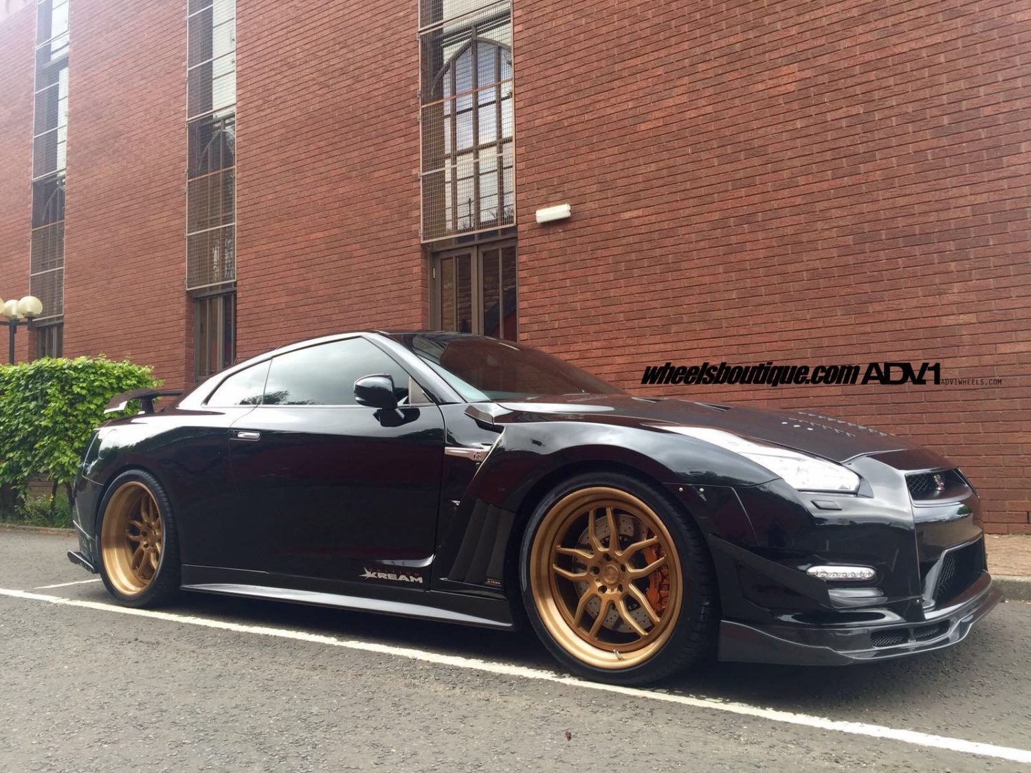 Nissan GT-R R35 Black ADV.1 ADV005 Track SL | Wheel Front