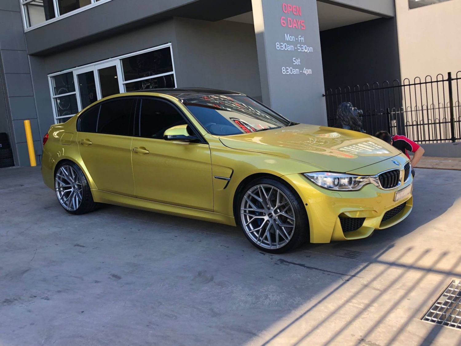 BMW M3 F80 Yellow Brixton Forged CM10 | Wheel Front