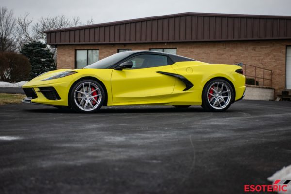 Chevrolet Corvette C8 Stingray Yellow Forgeline VX1S | Wheel Front