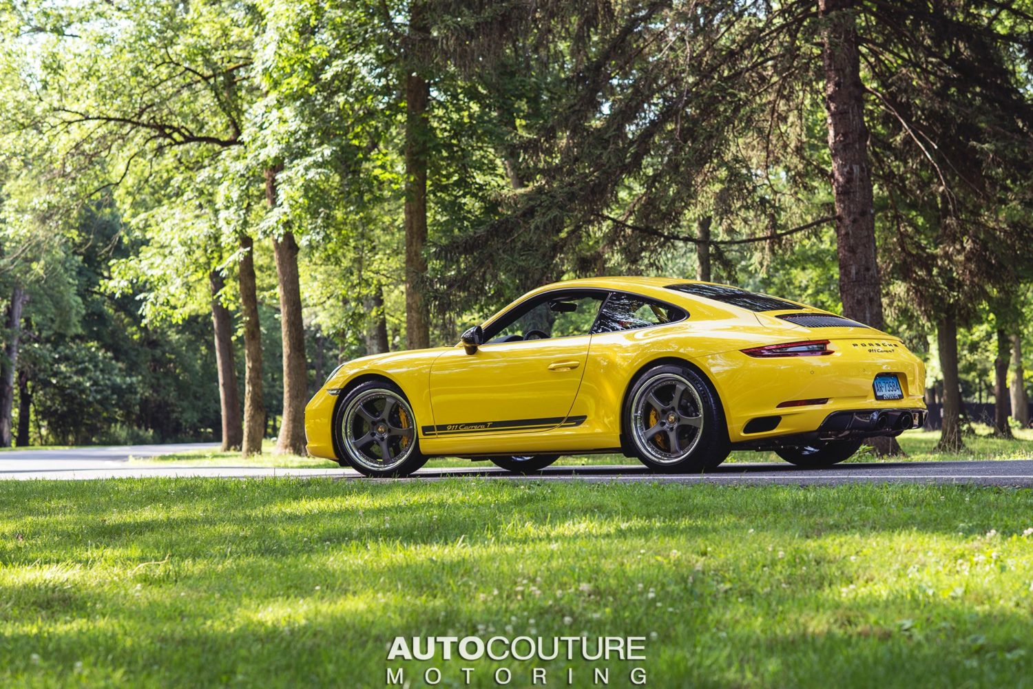 Porsche 911 Carrera 991 Yellow Forgeline RS3 | Wheel Front