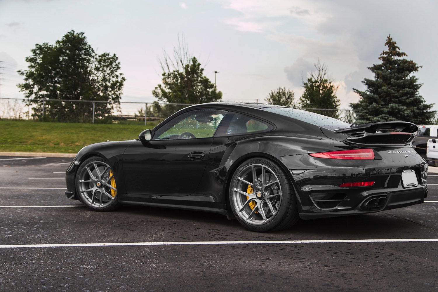 Porsche 911 Turbo 991 Black Forgeline VX1R | Wheel Front