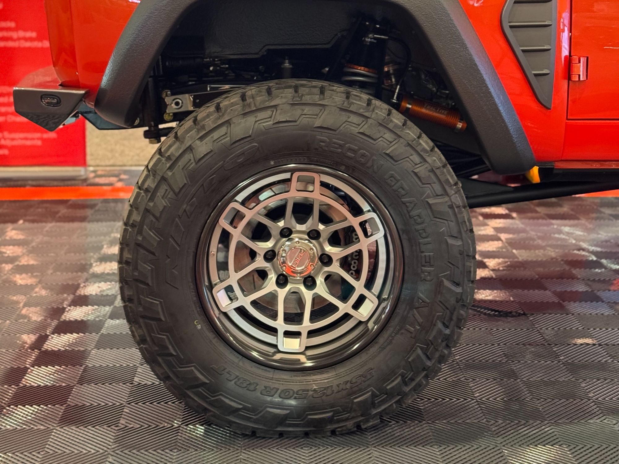 Ford Bronco Orange With Forgeline TR31 Wheel