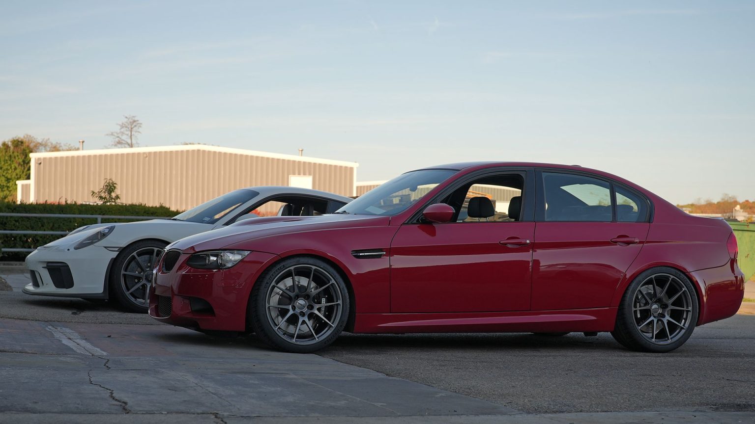 BMW M3 E90 Red Forgeline GS1 | Wheel Front