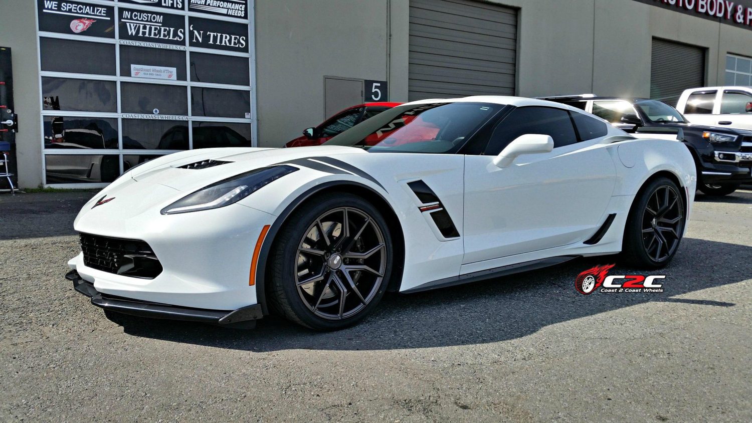 Chevrolet Corvette C7 Grand Sport White XO Luxury Verona | Wheel Front