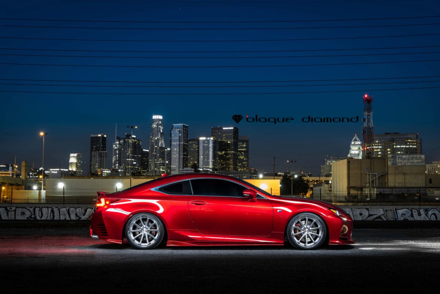 Lexus RC350 Burgundy Blaque Diamond BD-23 Wheel | Wheel Front