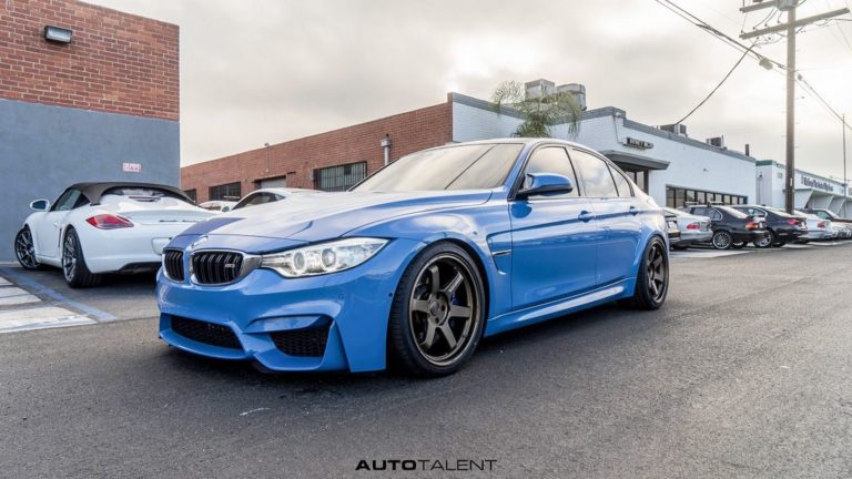 BMW M3 F80 Blue Rays Volk TE37 Ultra | Wheel Front