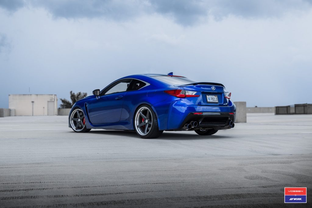 Lexus RC F Blue Vossen VWS-3 | Wheel Front