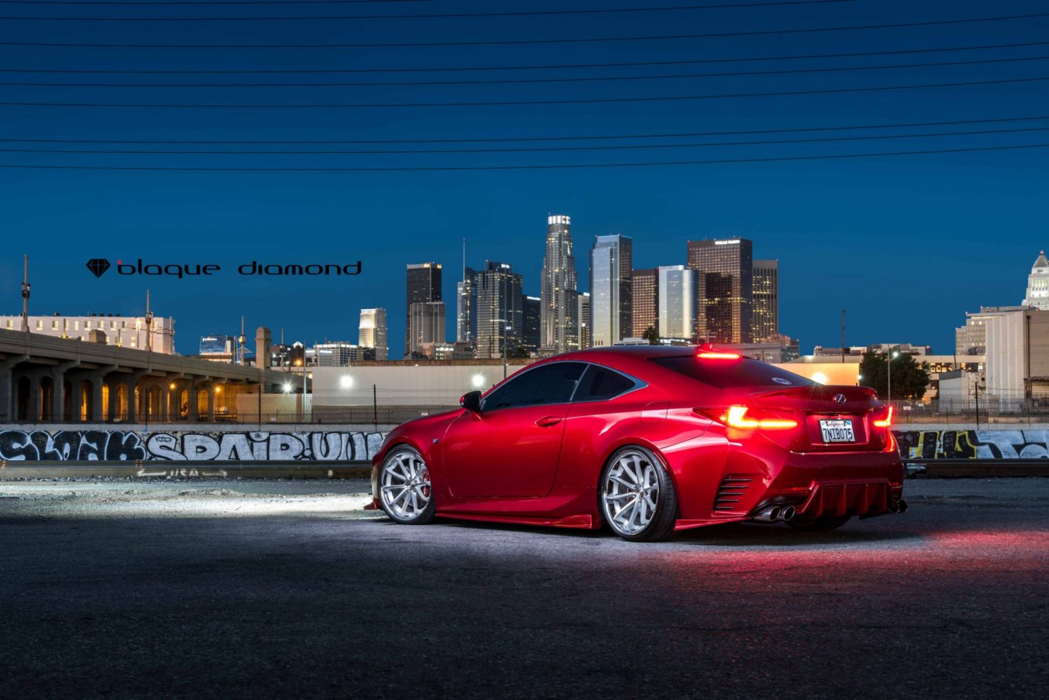 Lexus RC350 Burgundy Blaque Diamond BD-23 Wheel | Wheel Front
