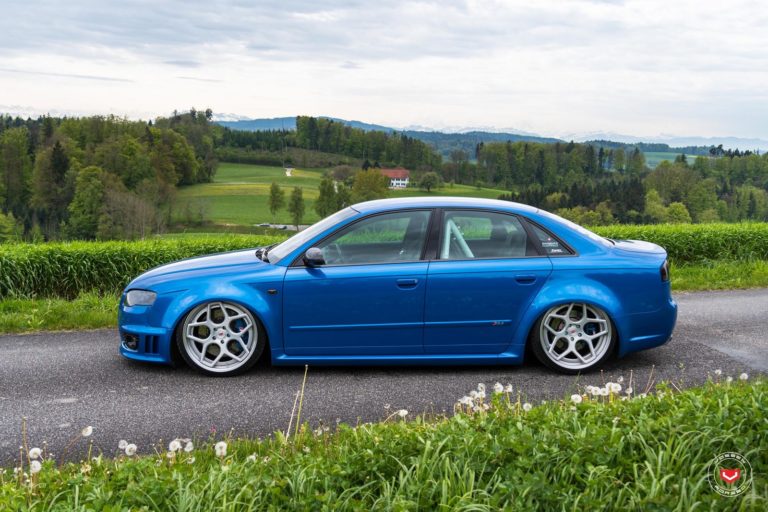 Audi RS4 B7 Blue Vossen CG-205 Wheel | Wheel Front