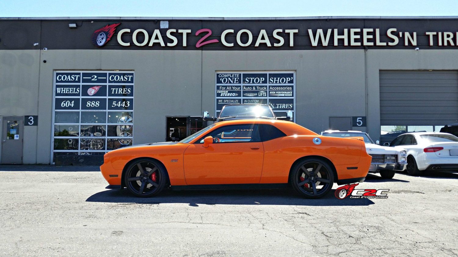 2012 Dodge Challenger SRT8 Orange American Racing AR920 Blockhead ...