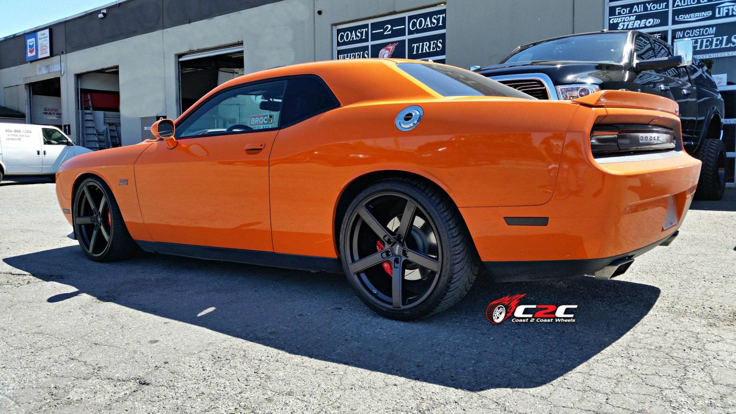 2012 Dodge Challenger SRT8 Orange American Racing AR920 Blockhead ...