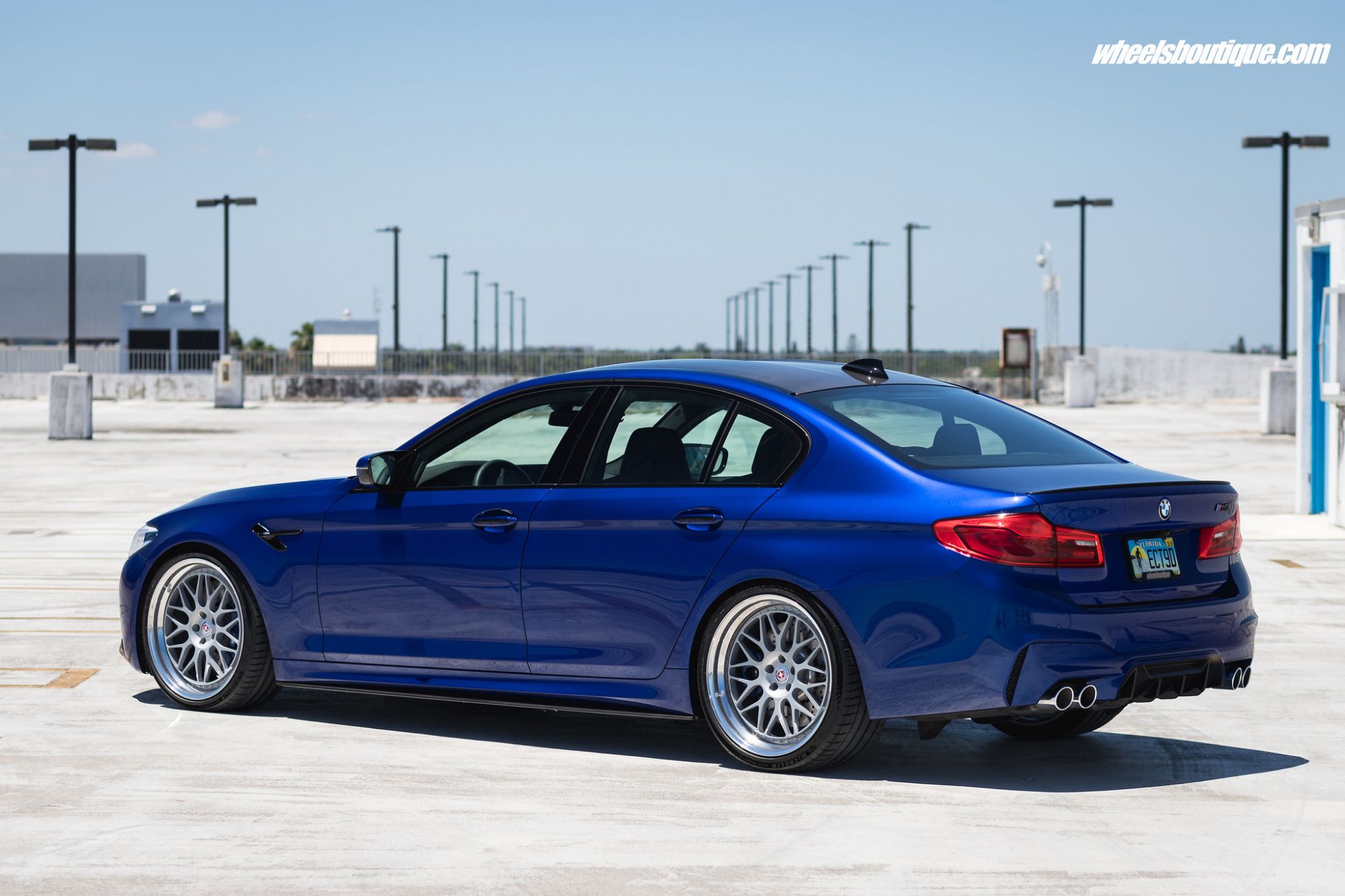 BMW M5 F90 Blue HRE Classic 300 Wheel Wheel Front