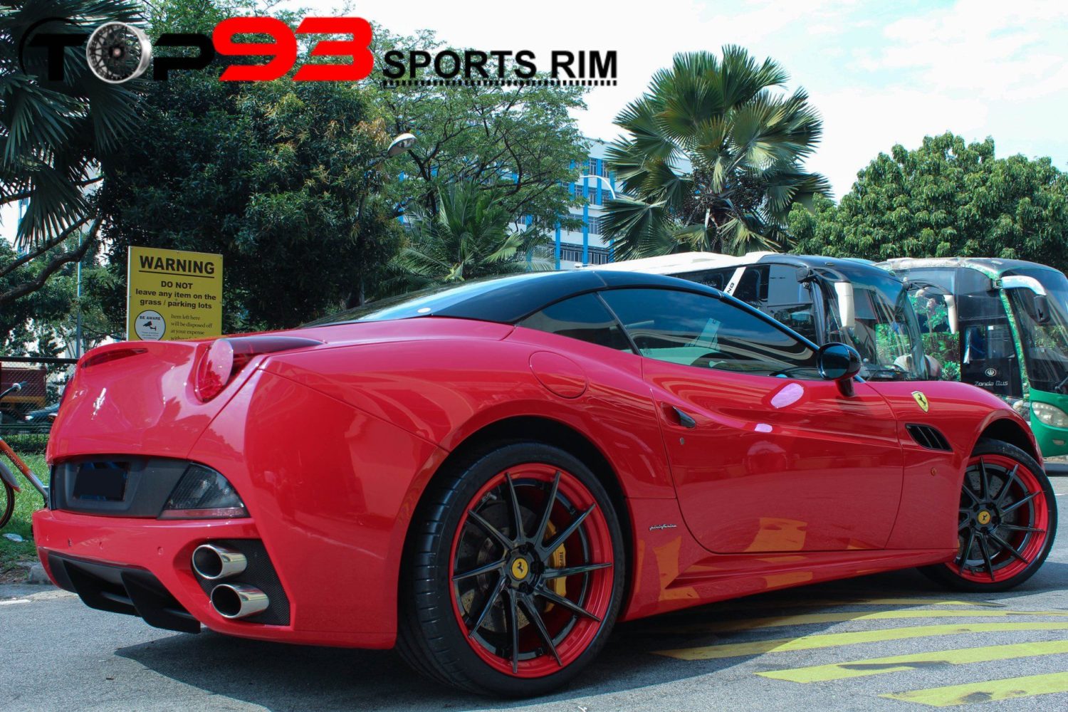 Ferrari California Red BC Forged HCA210 | Wheel Front