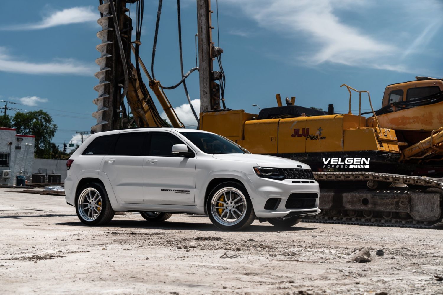 Jeep Grand Cherokee Trackhawk White Velgen SL-10 | Wheel Front
