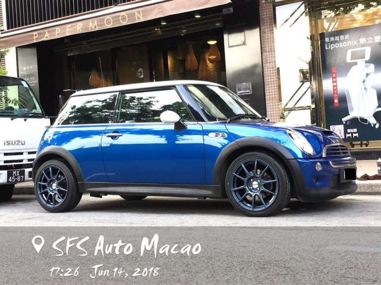 Mini Cooper S Blue SSR GTX01 Wheel | Wheel Front